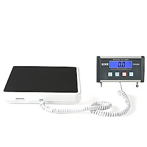 SIKE Physician Scale, Medical Floor Scale for Body Weight, 550 lb Limit Professional Weight Scale, Portable Easy to Read Digital Display, Heavy Duty, Pound & KG Settings, 12.5" x 12" Platform