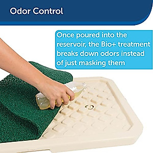 PetSafe Piddle Place Bio+ Treatment 9-Week Supply Combo Pack, Dog and Cat Odor Eliminator