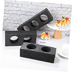 YARNOW 4 Pcs Cup Holder Drink Cup Carrier Tray Black Coffee Cups Coffee Cup Carrier Tray Beverage Carrier Foam Cup Carrier Drinks Sofa Takeout Cup Trays Accessories Pearl Cotton with Tray