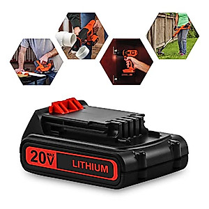 OHYES BAT 2 Pack 3000mAh Replacement for Battery Compatible with 20v Cordless Power Tools (Red)