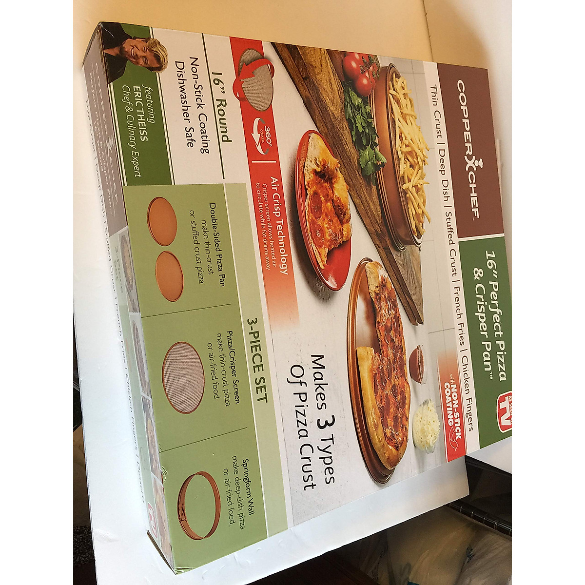 Copper Chef Perfect Pizza and Crisper Pan 15"