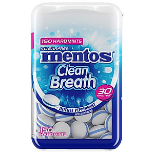 Mentos Peppermint Mint, 150Count