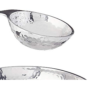 Towle Hammersmith Gooseneck Chip and Dip Server, 11-Inch