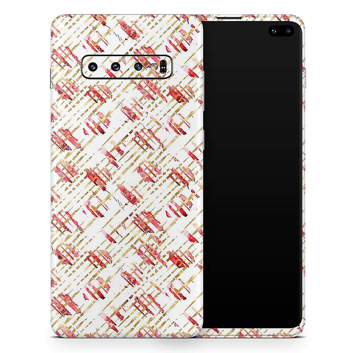 DesignSkinz Karamfila Watercolo Poppies V18 Protective Vinyl Decal Wrap Skin Cover Compatible with The Samsung Galaxy S20 (Screen Trim & Back Glass Skin)