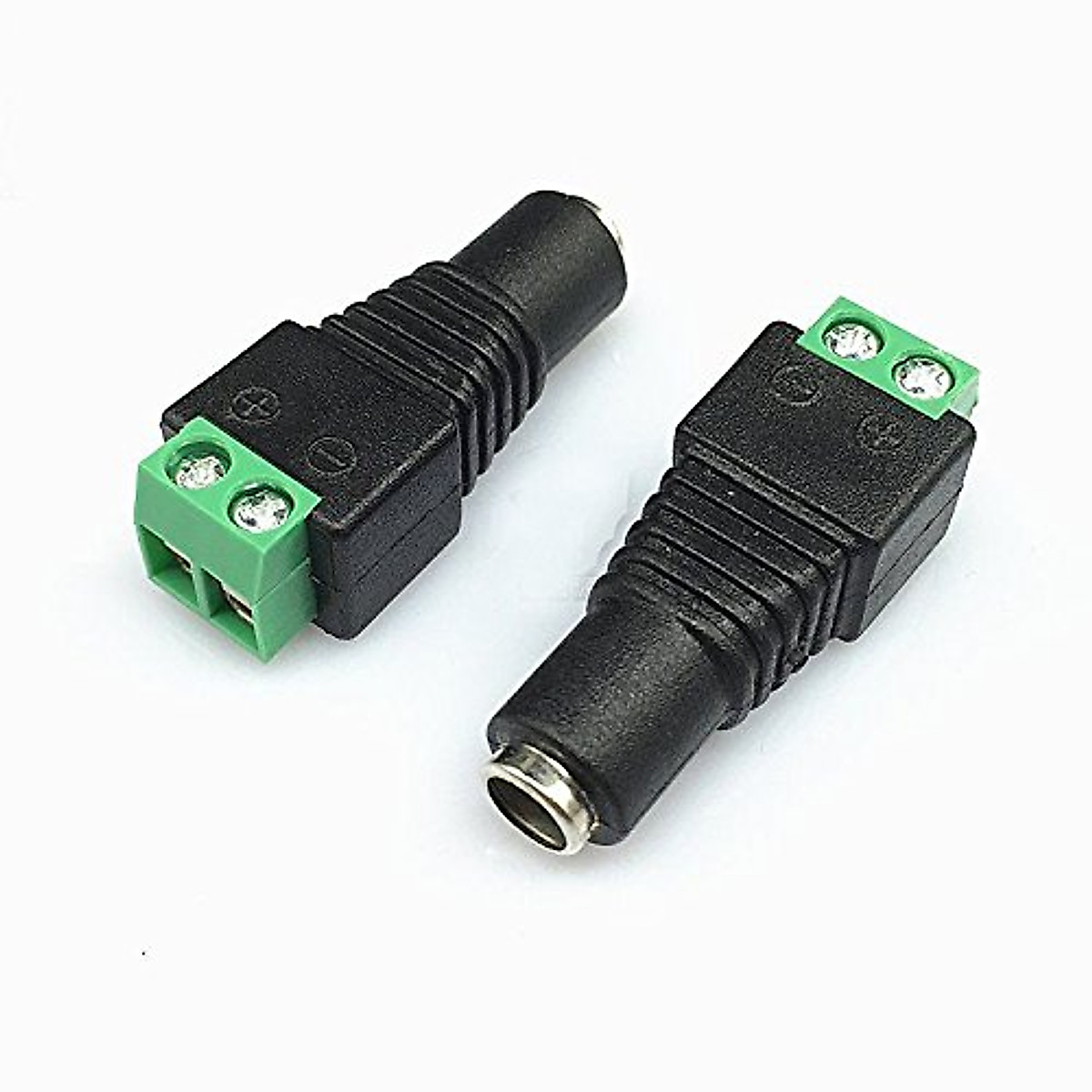 HiLetgo 10Pair Male Female 5.5 X 2.1mm DC Power Plug CCTV 12V Power Terminal Connector