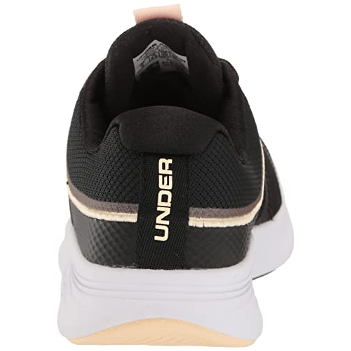 Under Armour Women's Charged Breathe Bliss, (005) Black/Metallic Light Copper/Peach Ice, 8