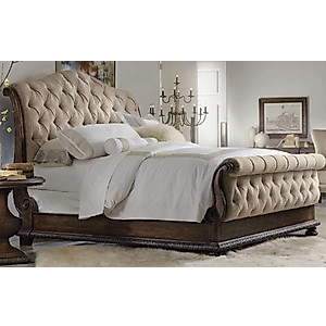Hooker Furniture Rhapsody Tufted Upholstered Sleigh Bed