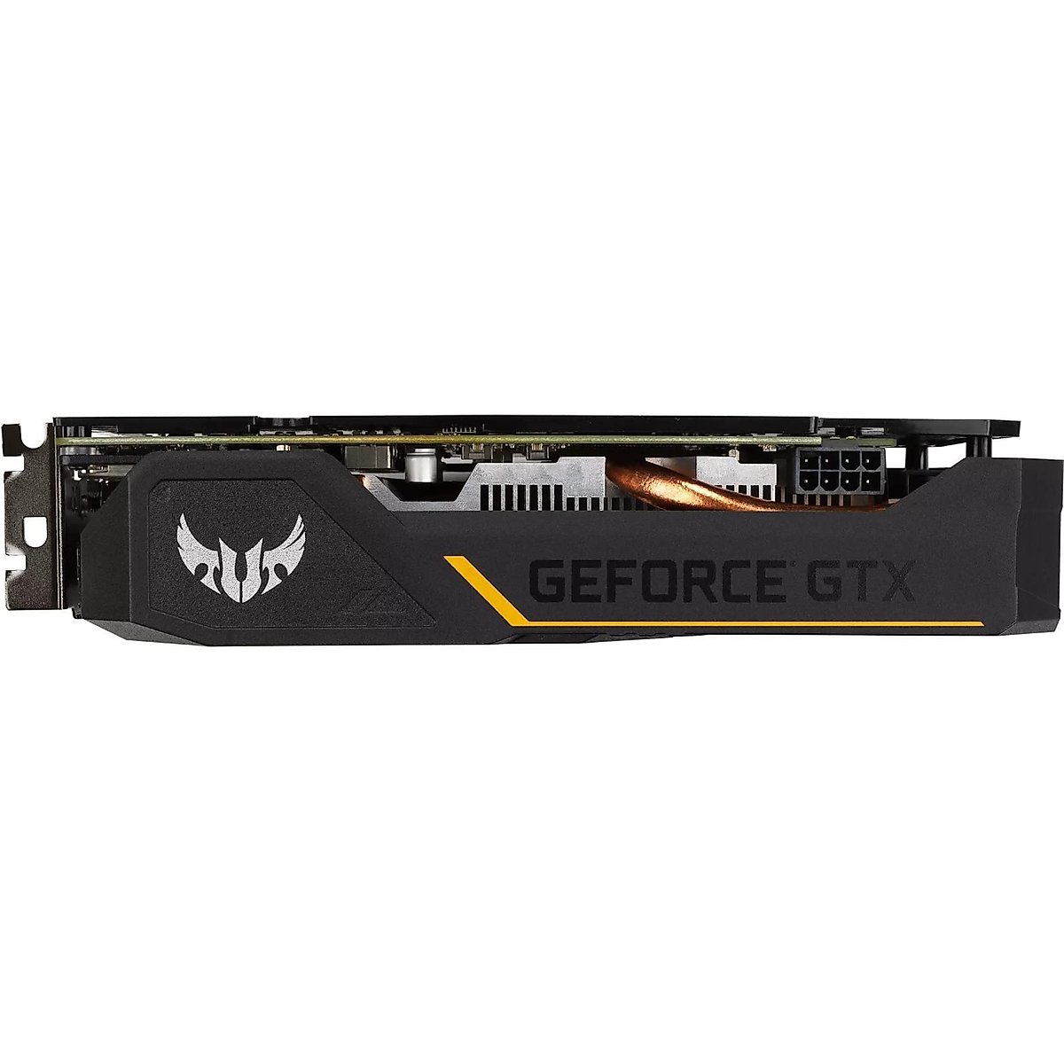 ASUS TUF Gaming NVIDIA GeForce GTX 1660 Ti EVO TOP Edition Graphics Card (PCIe 3.0, 6GB GDDR6, 14Gbps Memory Speed, HDMI 2.0b, DisplayPort 1.4, Space-grade Lubricant, Compact Design, GPU Tweak II)