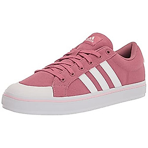 adidas Women's Bravada 2.0 Skate Shoe, Pink Strata/White/Almost Pink, 6.5