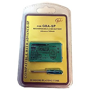 Gameboy Advance SP Rechargeable Battery with Tool Kit