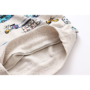 Little Hand Sweatshirts for Boys Car Hoodie Pullover Grey Toddler Cotton Clothes 5 6 T
