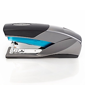 Swingline Stapler, Optima 25, Full Size Desktop Stapler, 25 Sheet Capacity, Reduced Effort, Blue/Gray (66404) - SWI66404