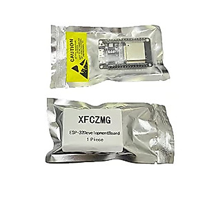XFCZMG ESP-WROOM-32 ESP32 ESP-32S Development Board 2.4GHz Dual-Mode WiFi + Bluetooth Dual Cores Microcontroller Processor Integrated
