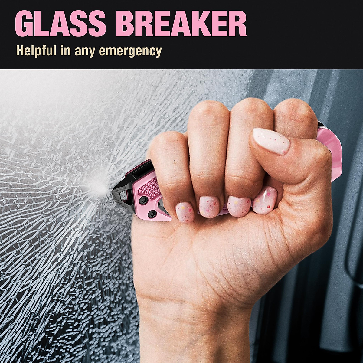 GOOD WORKER Legal Pink Pocket Knife for Women Self Defense - 2.95” Serrated Folding Blade Knives - Cute Girl Tool - Gifts Idea for Her - Perfect for Gilfriend Wife Woman - Gifts for Mother 6680 P