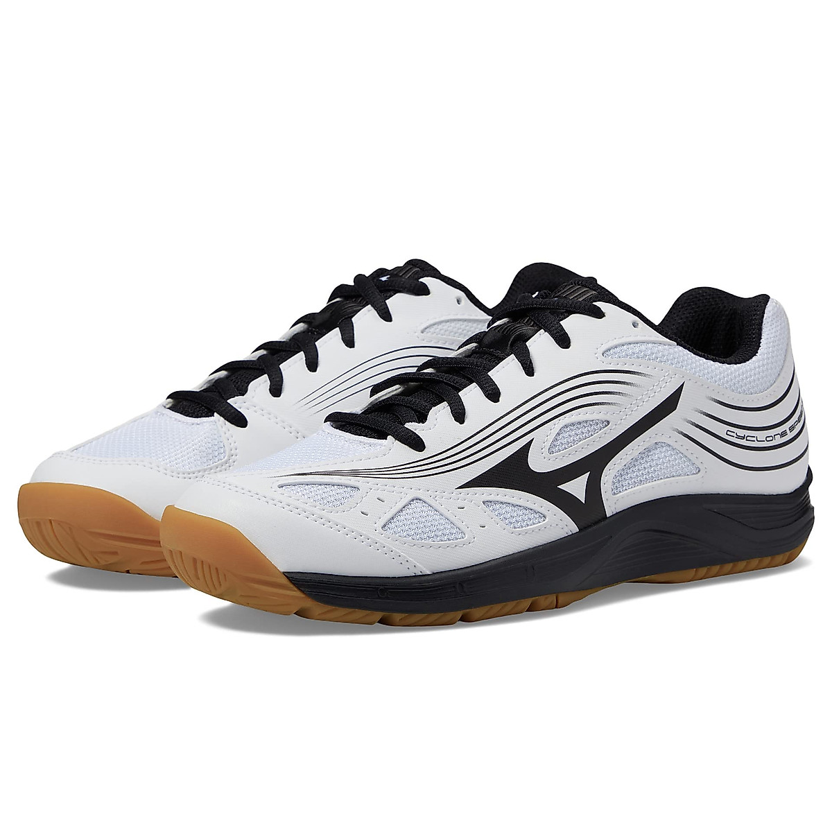 Mizuno womens Cyclone Speed 3 Volleyball Shoe, White/Black, 8.5 US