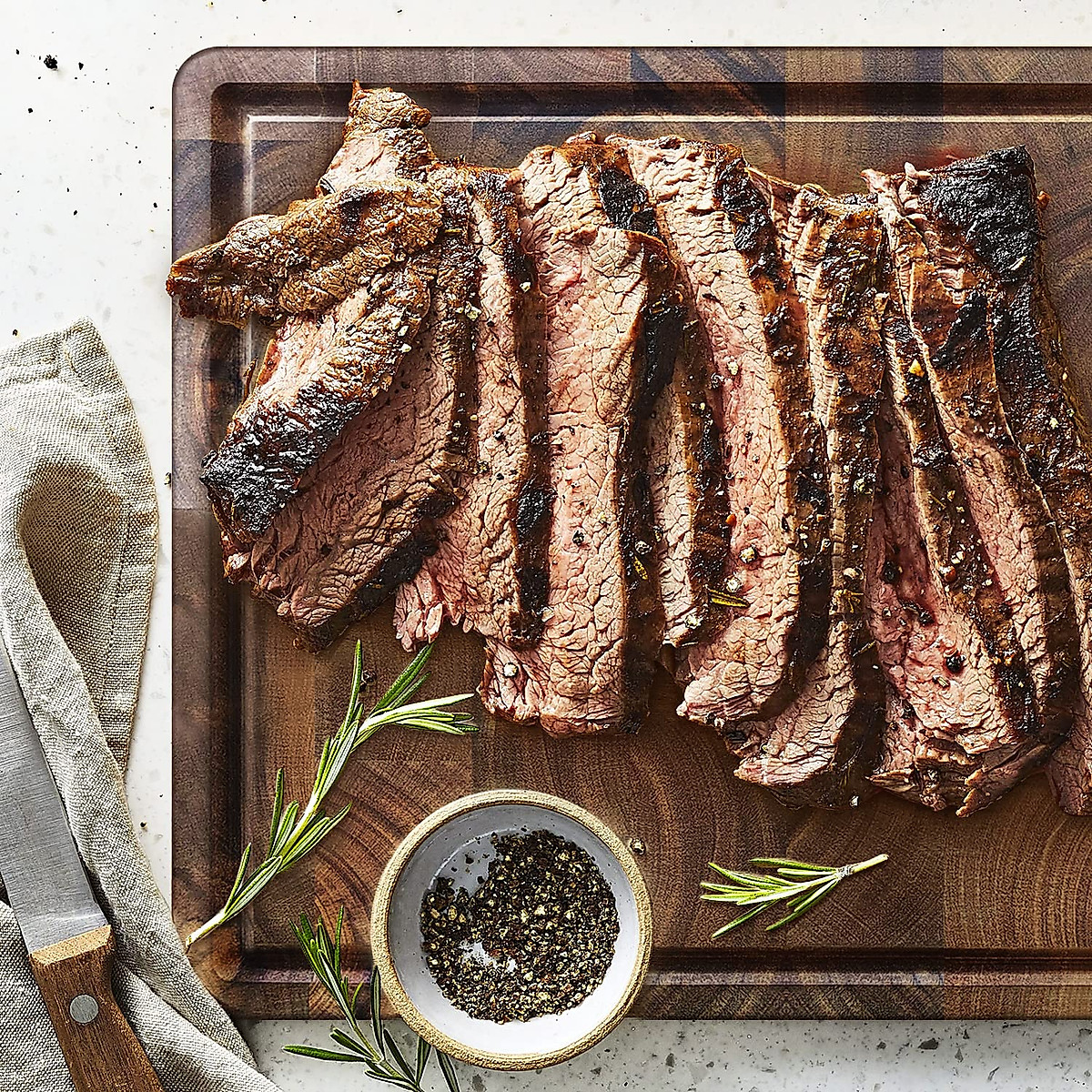 Luxury Acacia Wood Cutting Board, End Grain Cutting board With Juice Groove & Charcuterie Board, Thick Sustainable Wood Chopping Board for Kitchen(16x12x1.5 in)