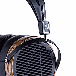 Audeze LCD-3 Over Ear Open Back Headphone Zebrano Wood Rings with New Suspension Headband