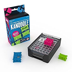 Educational Insights Kanoodle Flip 3-D Brain Teaser Puzzle Game for Kids, Teens And Adults, Featuring 100 Challenges, Ages 7+
