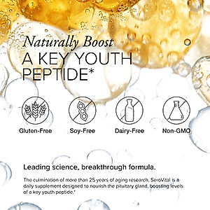 Serovital Renewal Complex, Serovital - Renewal Supplements - Female Critical Peptide Support - Revitalizer for Women, 120 Capsules (Pack of 1)