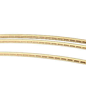 BQLZR Guitar Fret Wire 1.5mm Brass Material, Electric Guitar Bass Guitar Fingerboard Replacement, 8ft Golden Brass Fretwire For Mandolin Banjo Box Guitar