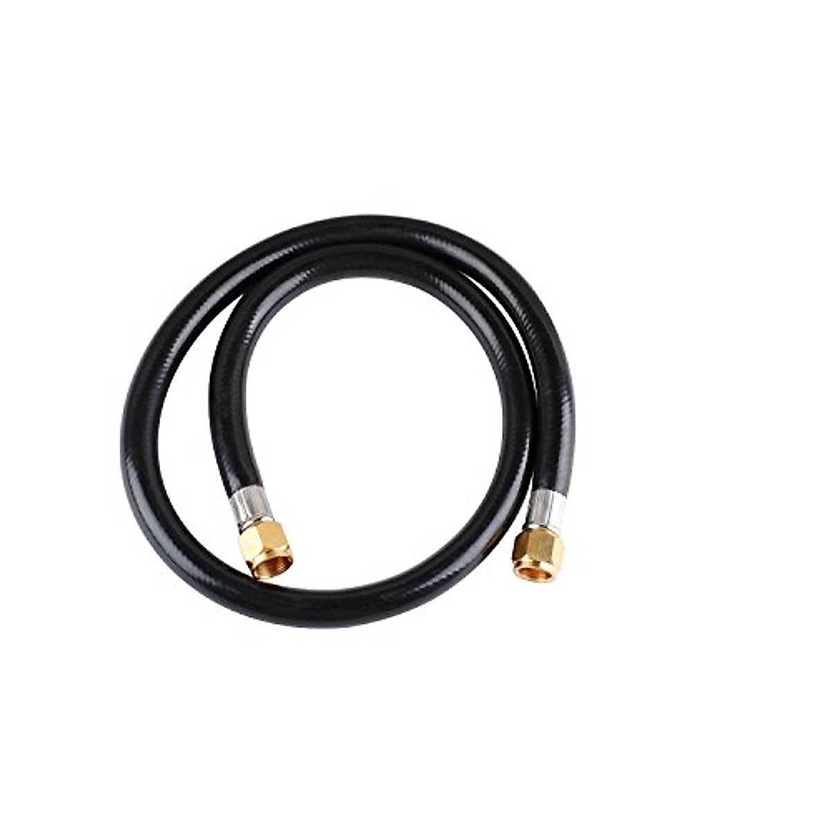 Wadoy RV Propane Hose Connector Assembly 3 Foot - 3/8" Female Flare x 3/8" Female Flare Quick Connect Hose 59913