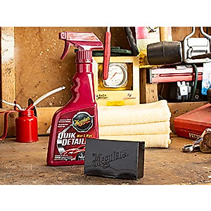 Meguiar's G10240 Smooth Surface XL Clay Kit - Includes 240 Grams of Clay Bars, Quik Detailer Spray Bottle and Microfiber Towel