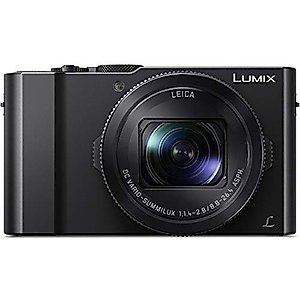 PANASONIC LUMIX LX10 Camera, 20.1 Megapixel 1in Large Sensor, LEICA DC Lens 24-72mm F1.4-2.8, DMC-LX10K (USA BLACK) (Renewed)