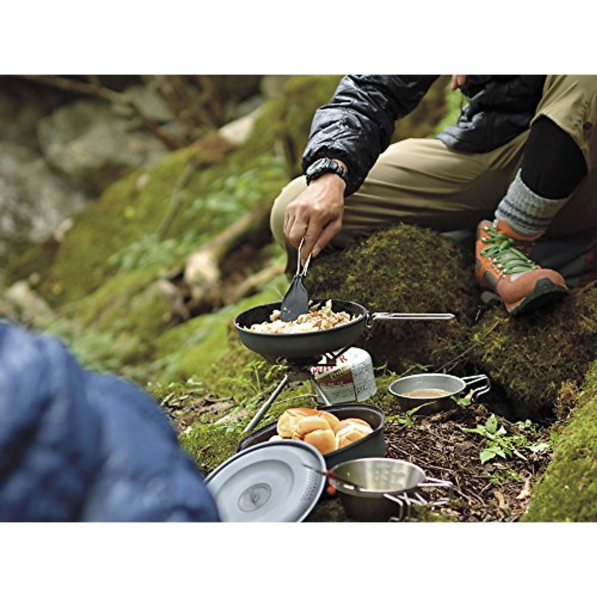 Snow Peak BiPod Stove - Light and Stable Camping and Backpacking Stove