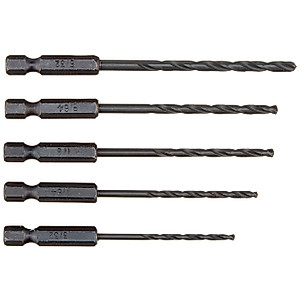 Irwin Tools 4935642 Oxide Hex Shank Drill Bit, 1/16-Inch, Black