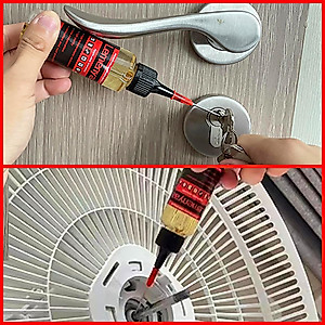 Lemenyaa Door Hinge Lubricant, 2 oz, Silicone Penetrating Oil, Squeak Fix Now-Now, Strong Lube&Rust Inhibitor for Garage Door, Hinge, Lock, Chain, Drawer Slide, Sliding Door(32#)-by Lemenyaa