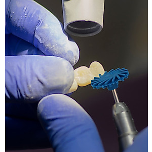 Dental Composite Resin Polishing Disc Polishe Wheels Brush Rubber Disc Kit Spiral Tooth Polisher Diamond System 6PCS