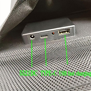 150W Foldable Monocrystalline Solar Panel Outdoor Power Generation Board Solar Suitcase for Battery Charging Cars