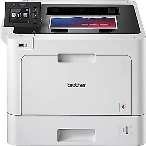 Brother HL-L8360CDW Wireless Single-Function Color Laser Printer - Print Only - USB, Ethernet, WiFi, NFC Connectivity, 2.7" Touchscreen LCD, 31 ppm, 600 x 2400 dpi, 1GB Memory, Auto Duplex Printing
