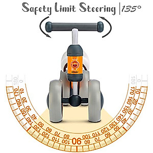 BEKILOLE Balance Bike for 1 Year Old Girl Gifts Pre-School First Bike and 1st Birthday Gifts - Train Your Baby from Standing to Running | Toys for 1 Year Old (Blue)