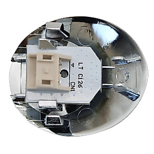 WR55X11132 Refrigerator LED Light and Cover Assembly Compatible 3033142 AP5646375 PS4704284