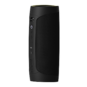 maio Portable Bluetooth Speaker, IP67 Waterproof Portable Wireless Speaker with 30W Loud Stereo Sound, Wireless Stereo Pairing, 15H Playtime, Perfect for Outdoor, Home, Party, and Travel - Black