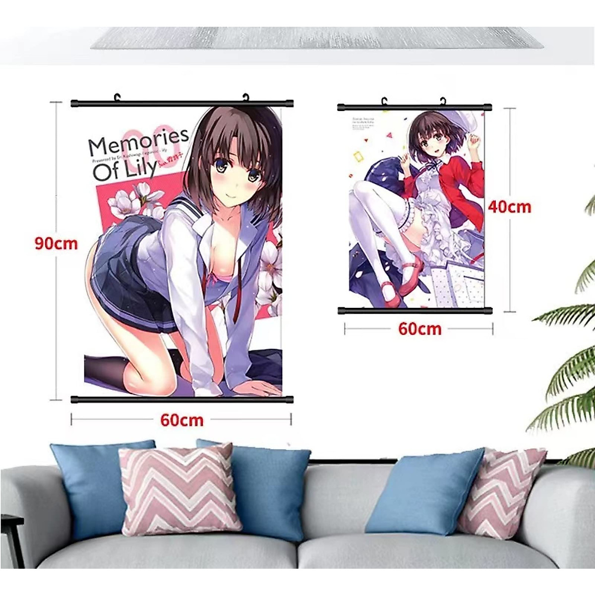 TSIR Anime Girl Bungou Stray Dogs Dazai Osamu Nakahara Chuuya Ryunosuke Anime Canvas Paintings Modular Pictures Poster Hanging Scrolls Home Decor For Living Room