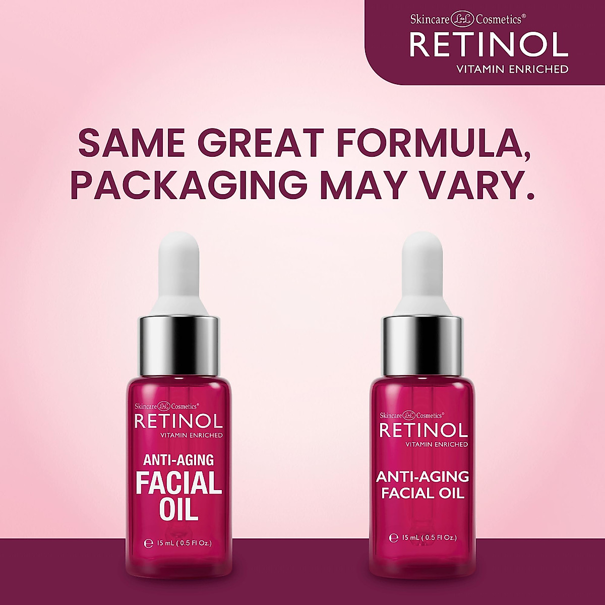 Retinol Anti-Aging Facial Oil – Instantly Adds A Glow To Your Face For A Younger Look – Radiance Booster With Nine Essential Oils Restores Hydration & Nourishment To Your Skin Night & Day
