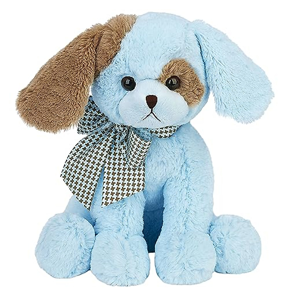 Bearington Baby Waggles Lullaby, Animated Musical Puppy Dog (Blue) 13"