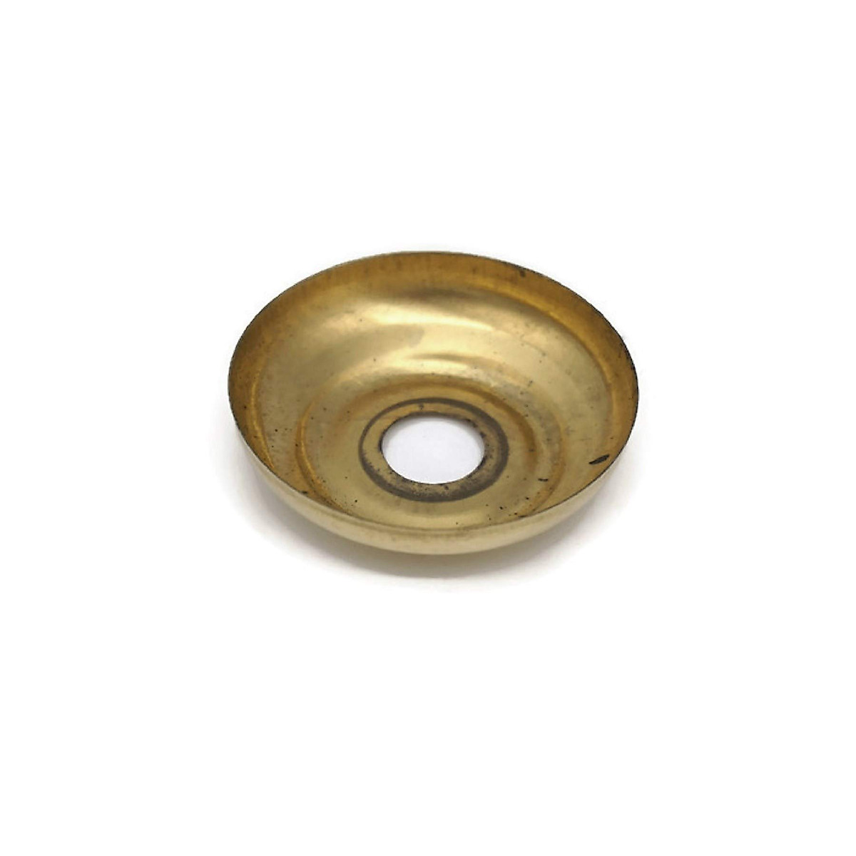 Brass Bed Ball Finial Cannon Ball Base Frame Brass Bed Ball Base 1 3/4" Diameter X 1/2" High Bed Ball Washer Spacer