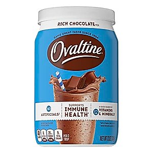 Nestle Ovaltine Chocolate Rich Chocolate Mix, 12 oz