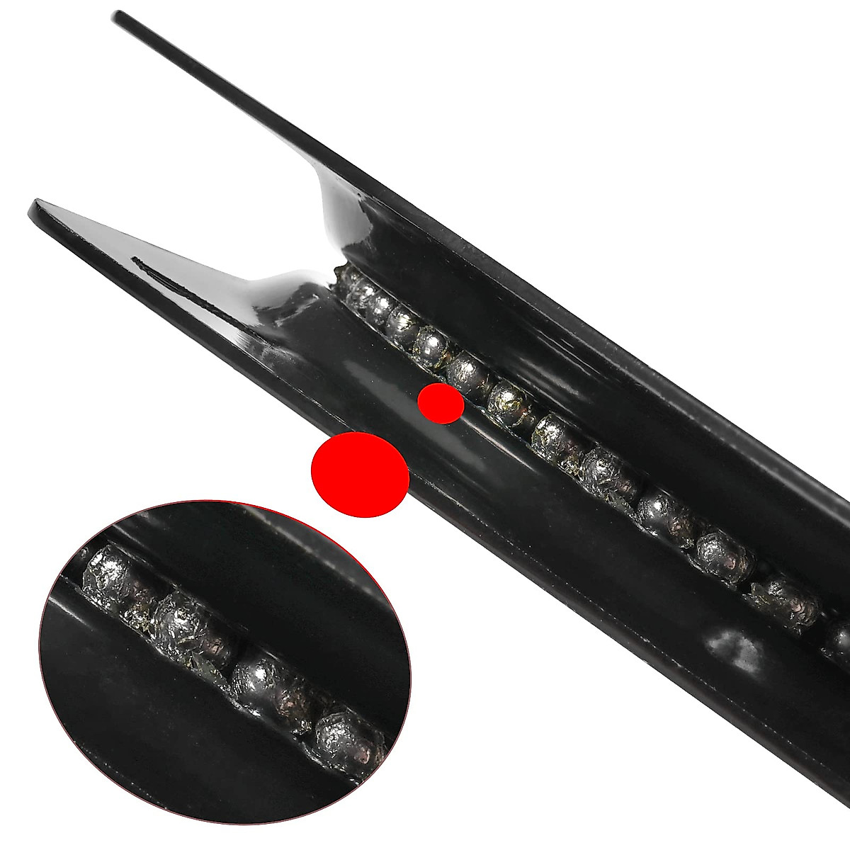 MANCHAP 4 PCS 6 Inch Bar Stool Swivel Plate Replacement, Ball Bearing Seat Swivel Base Mount Plate for Bar Stool, Swivel Chair or Recliner, Black