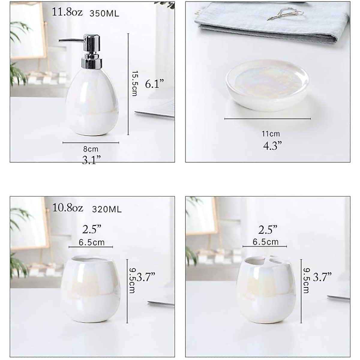 Bathroom Accessory Set Bathroom Accessories Set Bathroom Accessories Set Ceramic Bath Ensemble Collection Features Liquid Soap Dispenser Toothbrush Holder Bath Accessory Set Bath Accessories Set Home
