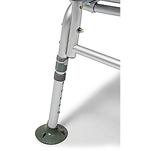 Lumex 3-in-1 Tub Transfer Bench & Shower Chair with Commode - Waterproof Padded Cushions - 7956KD-1