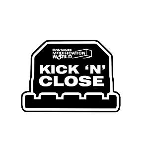 Container Modification World® - Kick 'N' Close Kick Plate for Shipping Containers/Sea Cans (Protects Your Door Seals)