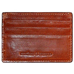 American Flag Needlepoint Credit Card Wallet in Navy by Smathers & Branson