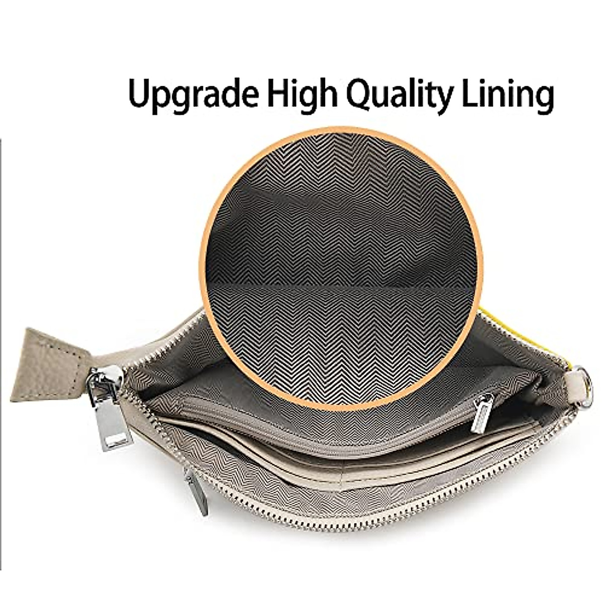 Lecxci Leather Crossbody Purses Clutch Phone Wallets with Card Slots for Women (Black)