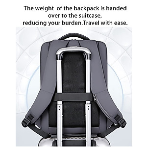 Livreo Backpacks for travelers, backpacks for business negotiations, backpacks for men at work, laptop backpacks, college backpacks.This is a multi-purpose backpack with USB(15.6-inch black)