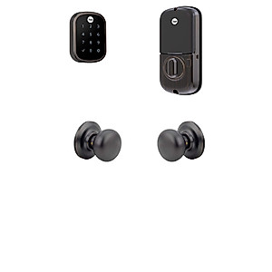 Yale Assure Lock SL, Wi-Fi Smart Lock with Cambridge Knob - Works with the Yale Access App, Amazon Alexa, Google Assistant, HomeKit, Phillips Hue and Samsung SmartThings, Oil Rubbed Bronze