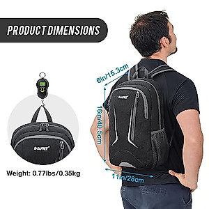 G4Free 16L Small Hiking Backpack, Compact Travel Backpack Lightweight Daypack Waterproof for Men Women Outdoor(Dark Gray)